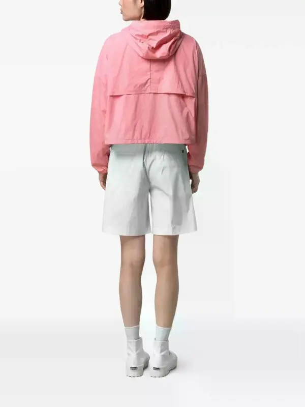 K-WAY Zip-up Cropped Jacket - Pink