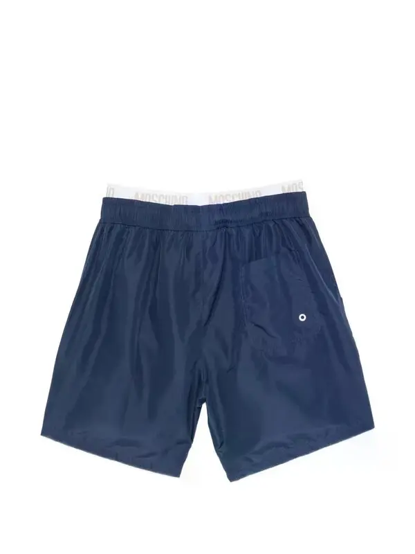 Moschino Logo-print Drawstring Swim Shorts