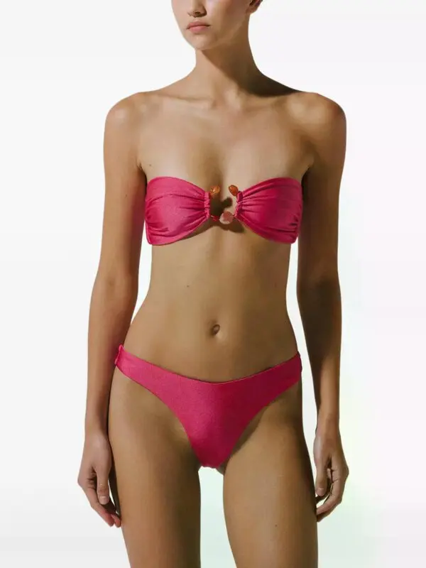 BAOBAB Nala Ring-detail Bikini Top - Pink