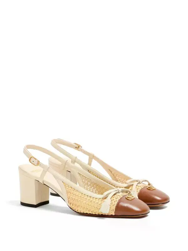 Valentino Garavani Slingback Sandals - Neutrals