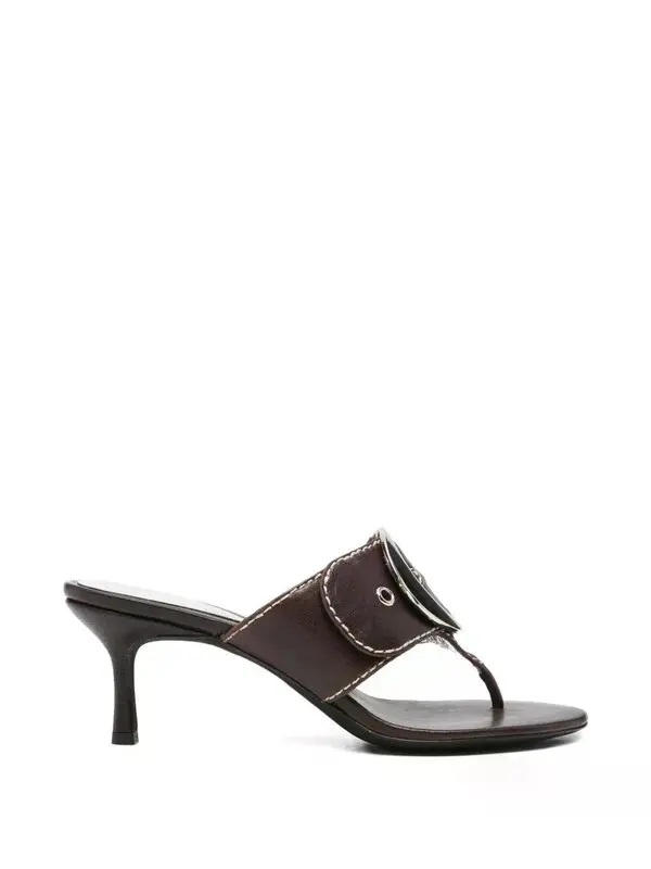 Jeffrey Campbell Solani Buckle-detail Sandals - Brown