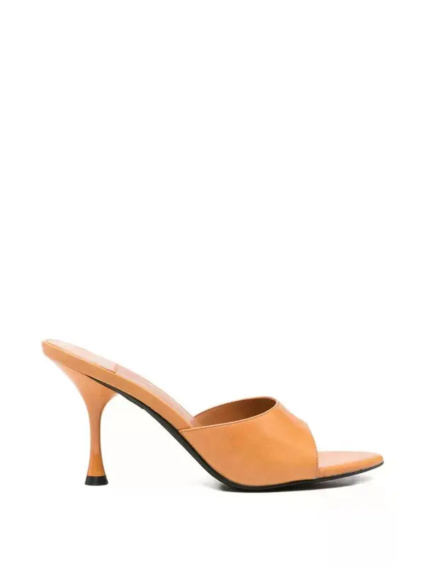 Jeffrey Campbell Agent Leather Sandals - Brown