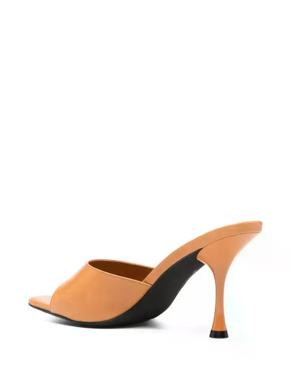 Jeffrey Campbell Agent Leather Sandals - Brown
