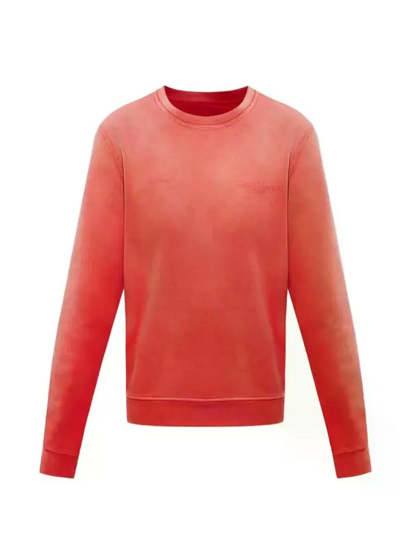 MAISON MARGIELA Logo-embroidered Cotton Sweatshirt