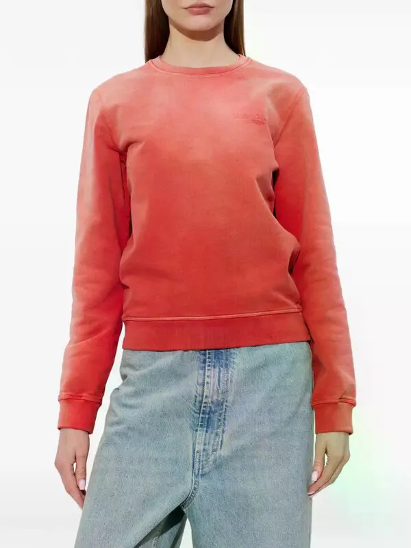MAISON MARGIELA Logo-embroidered Cotton Sweatshirt