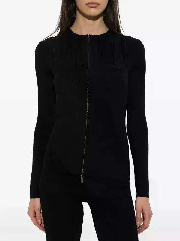 Fear Of God Logo-embroidered Cardigan - Black