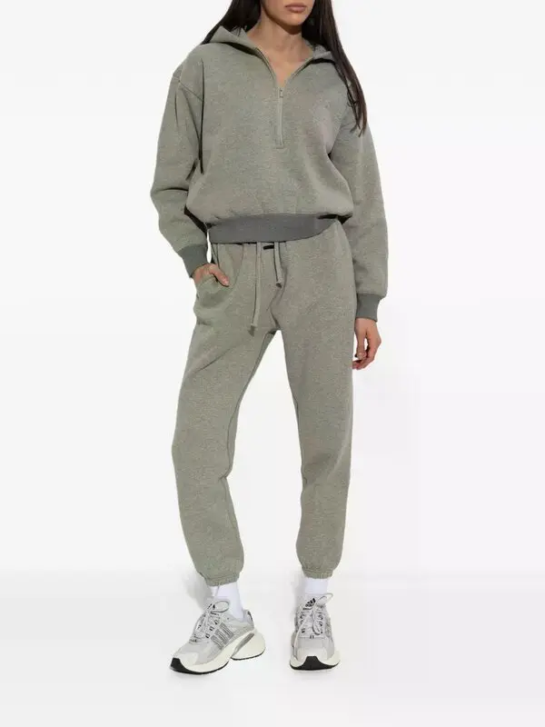Fear Of God Logo-patch Hoodie - Grey