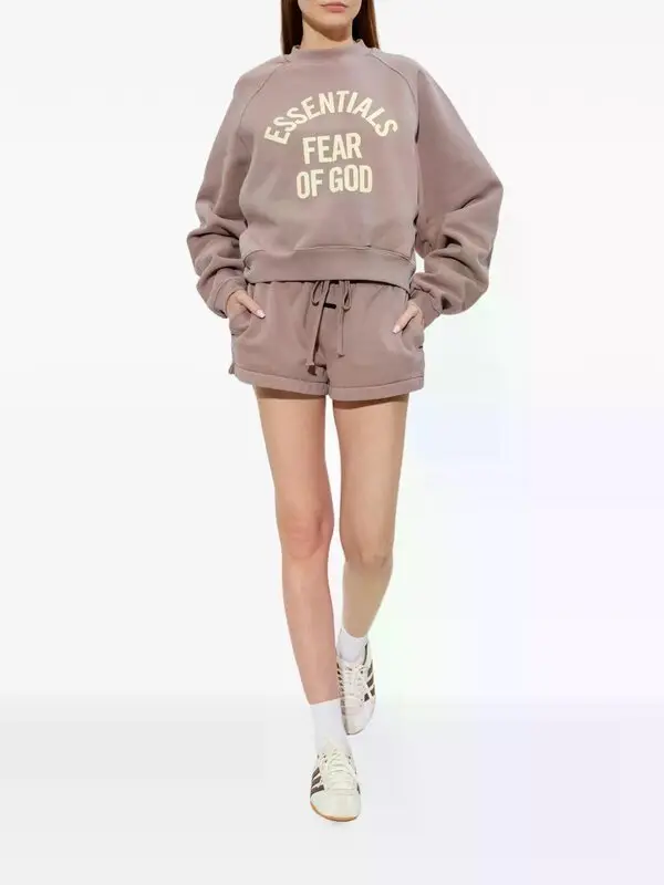 Fear Of God Essentials Drawstring-waist Shorts - Neutrals
