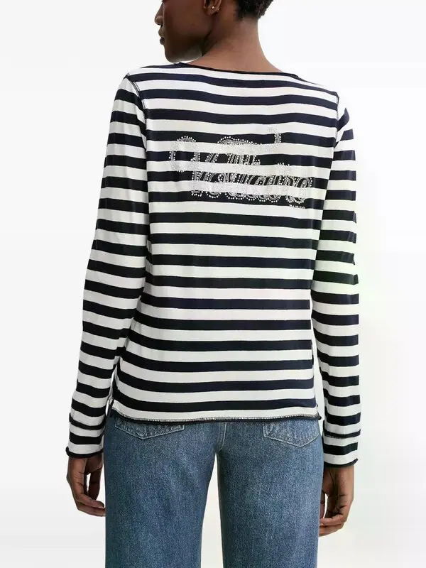 Zadig&Voltaire Striped Henley T-shirt