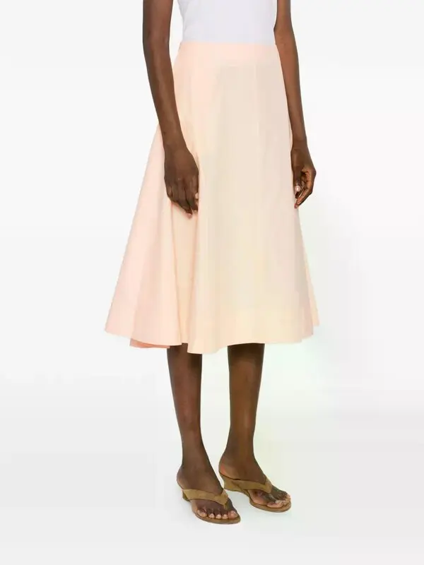 Khaite Martin Panelled Midi Skirt