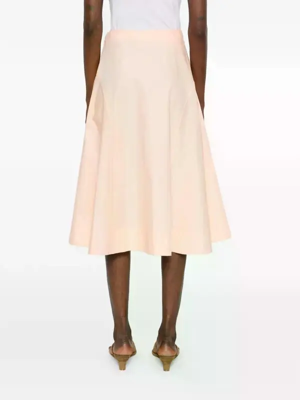 Khaite Martin Panelled Midi Skirt