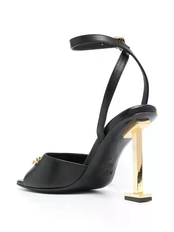 Iceberg Logo-lettering Leather 105mm Sandals