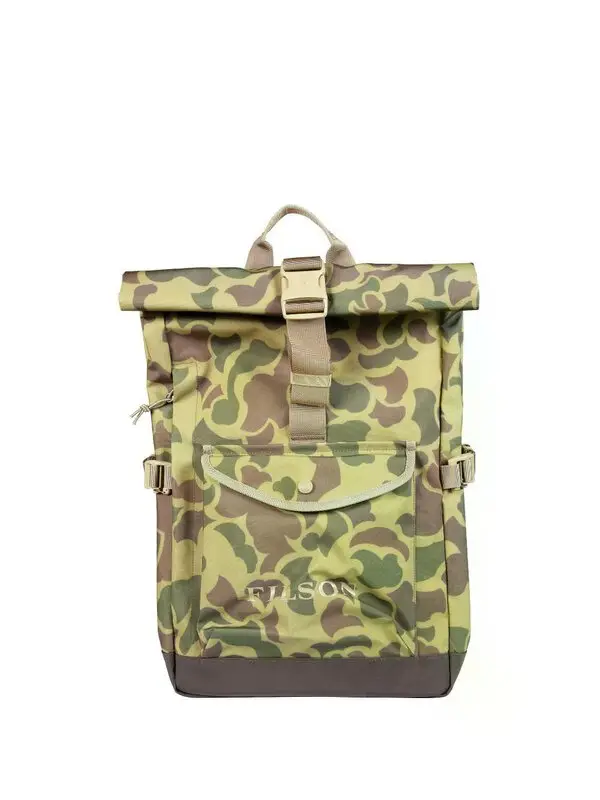 Filson Camouflage-print Roll-top Backpack - Brown