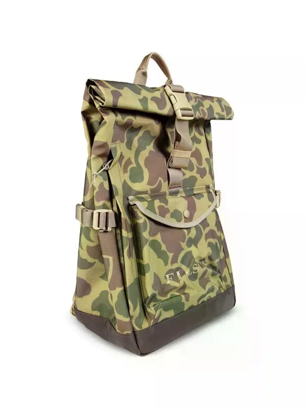 Filson Camouflage-print Roll-top Backpack - Brown