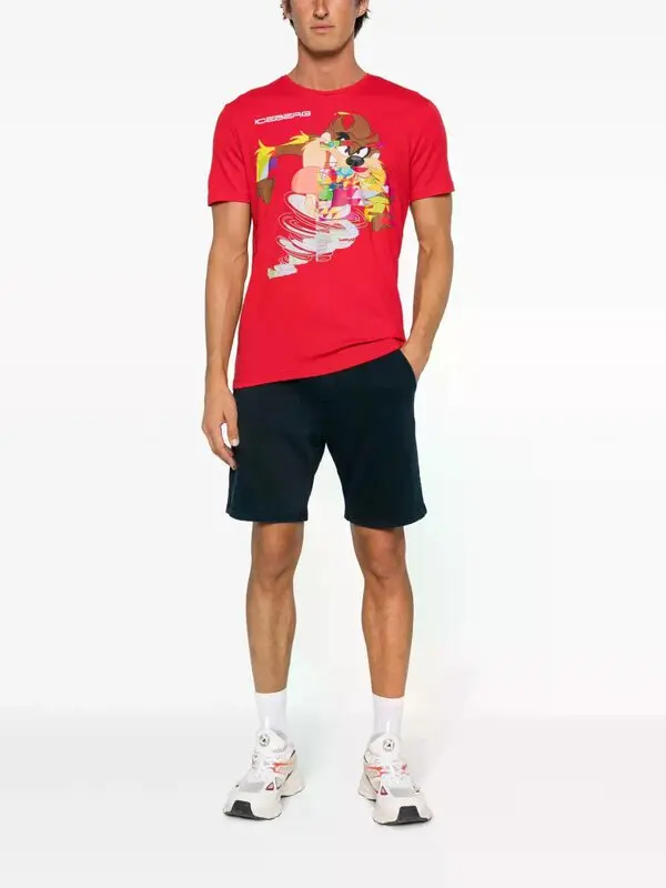 Iceberg Logo-patch Track Shorts