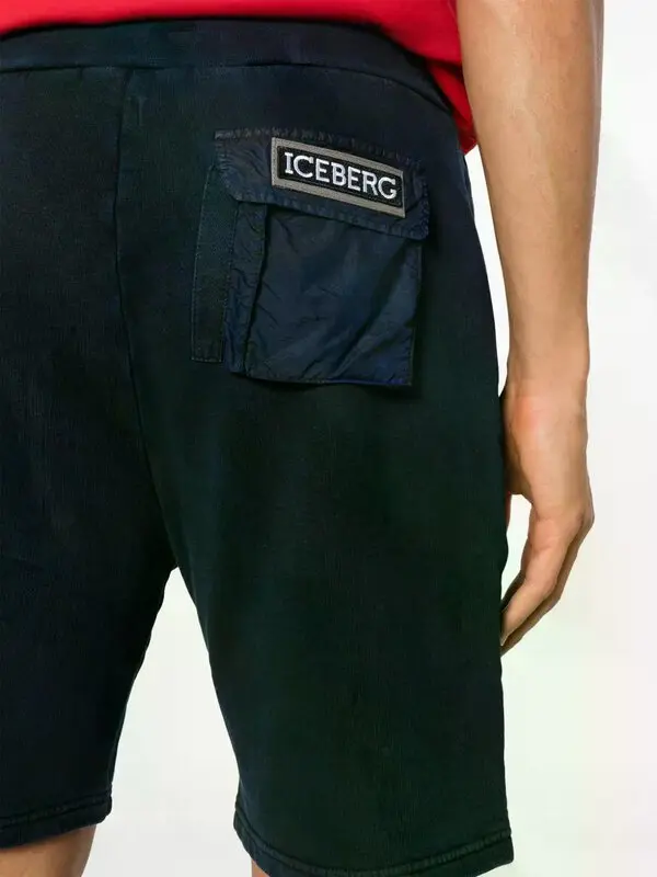 Iceberg Logo-patch Track Shorts
