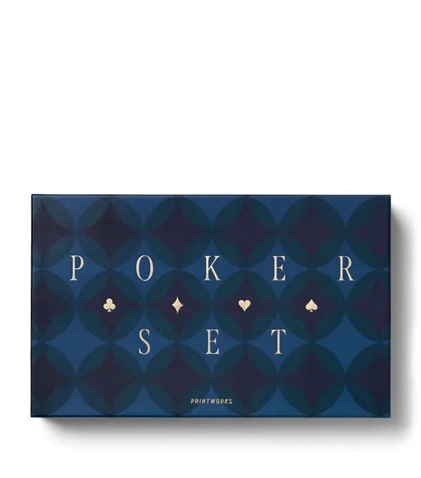 PRINTWORKS Art Of Poker Diamonds Set - Blue
