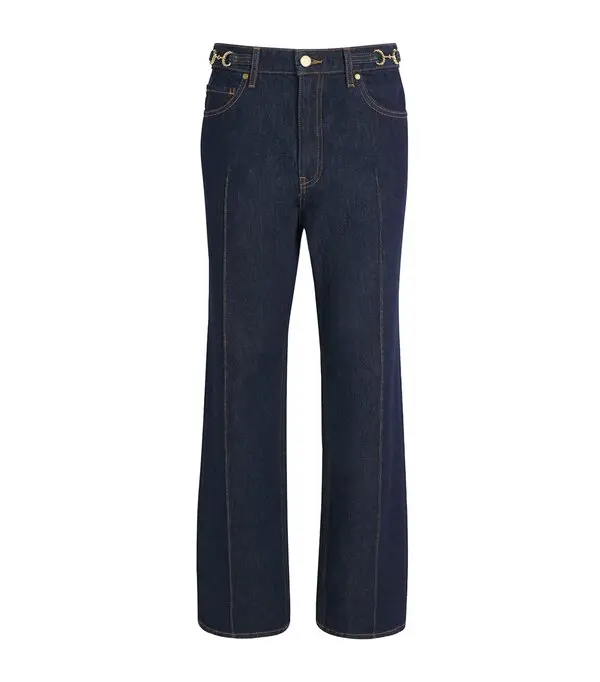Ulla Johnson Agatha Pintuck Straight Jeans