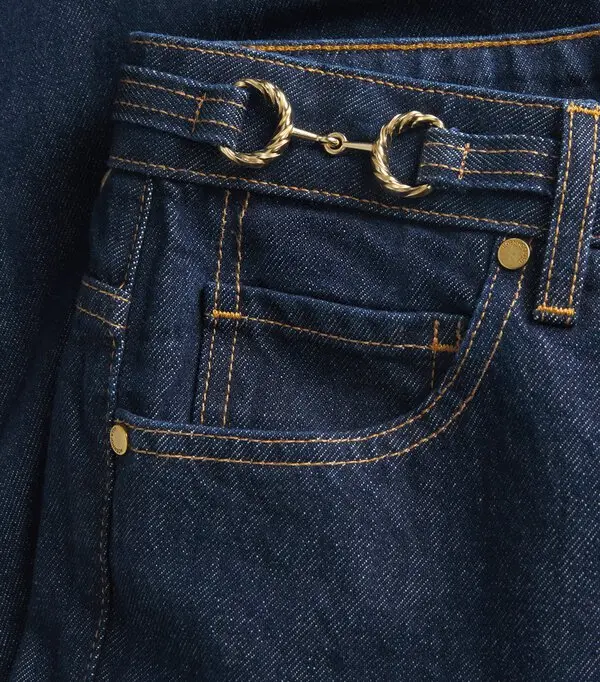 Ulla Johnson Agatha Pintuck Straight Jeans