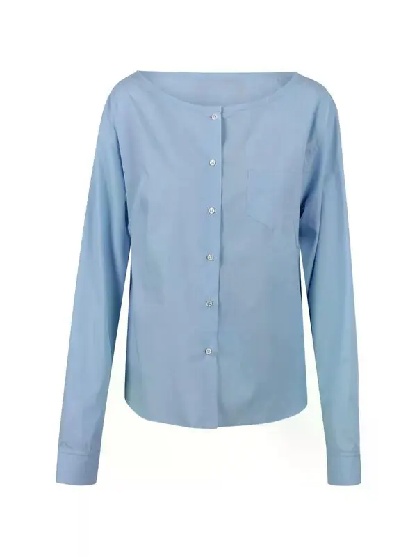 N°21 Boat-neck Button-up Blouse