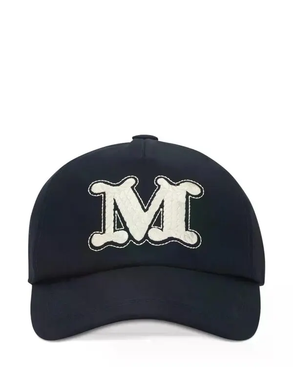 Max Mara Logo-patch Baseball Cap - Blue