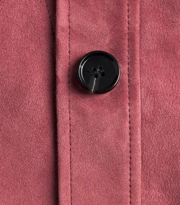 ARMA Lamb Suede Kaylee Shacket - Pink