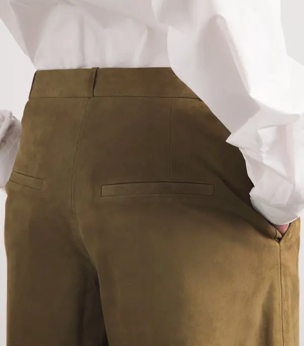 ARMA Lamb Suede Tailored Shorts