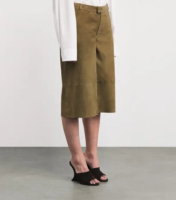 ARMA Lamb Suede Tailored Shorts