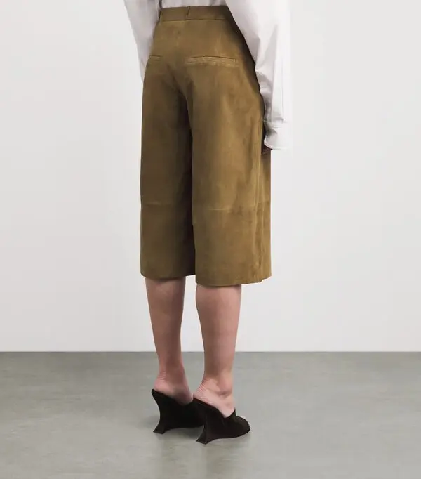 ARMA Lamb Suede Tailored Shorts