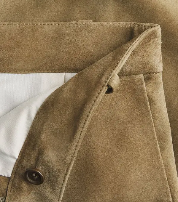 ARMA Lamb Suede Tailored Shorts