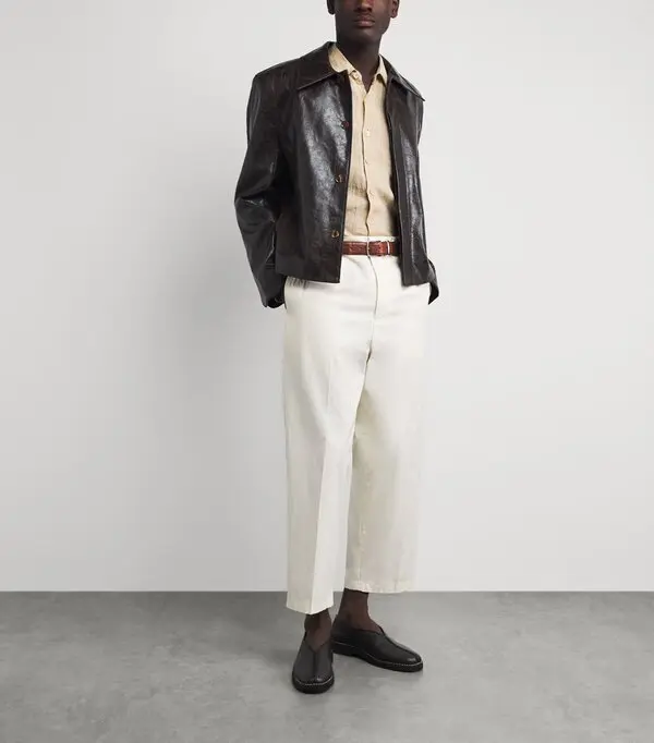 Jacob Cohen Crocodile Leather Belt