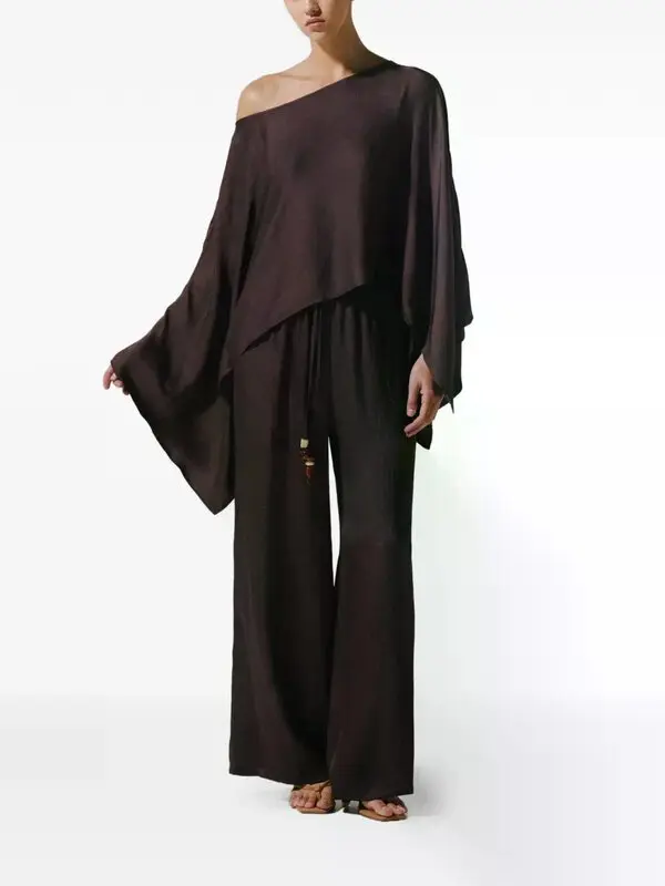 BAOBAB Cala High-rise Palazzo Pants - Brown