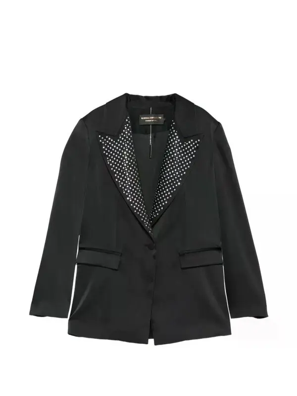 SIMONA CORSELLINI Crystal-embellished Blazer - Black