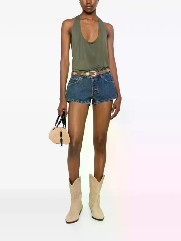 EB DENIM Portman Low-rise Denim Shorts