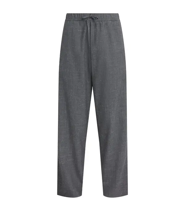 Officine Générale Organic Cotton Drawstring Trousers