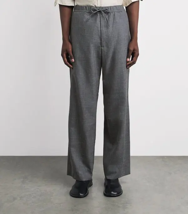 Officine Générale Organic Cotton Drawstring Trousers