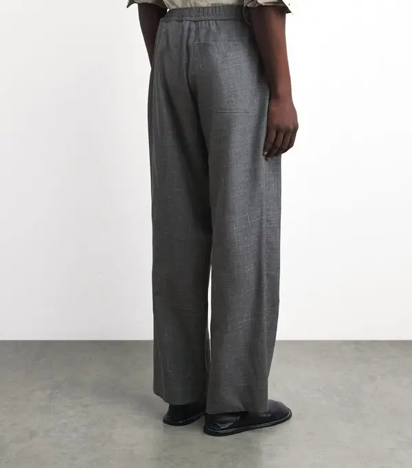 Officine Générale Organic Cotton Drawstring Trousers
