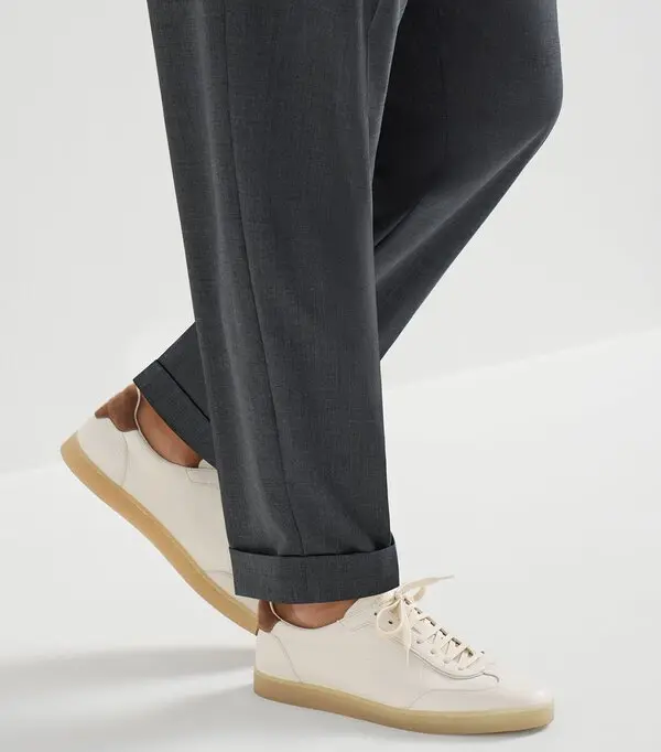 Brunello Cucinelli Deerskin Low-top Sneakers - Yellow