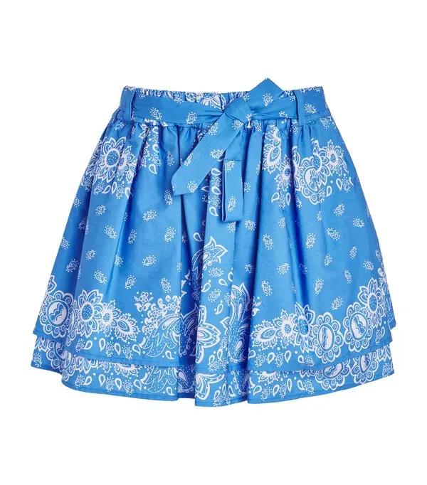 Maje Paisley Print Mini Skirt