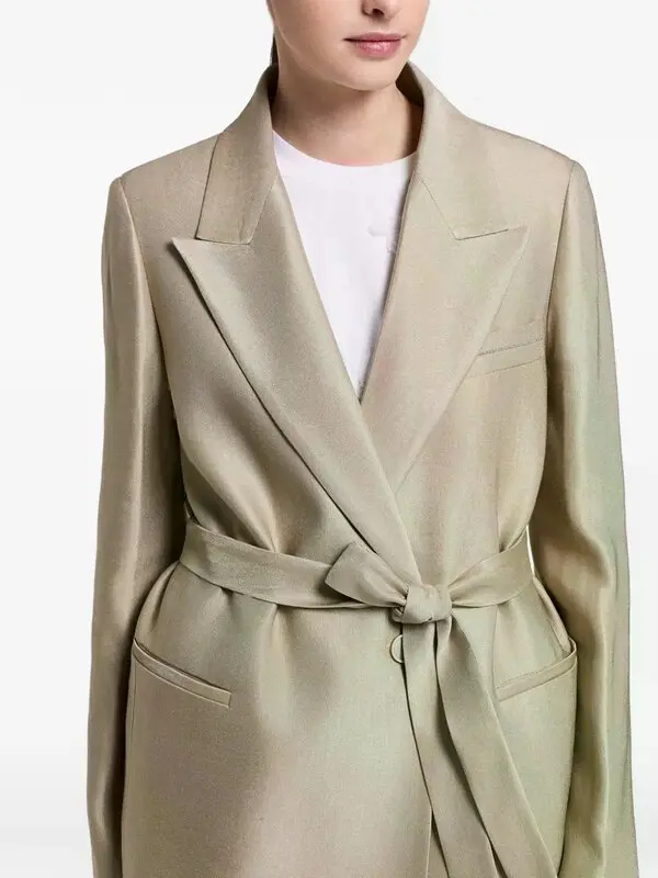 Peserico Single-breasted Belted Blazer