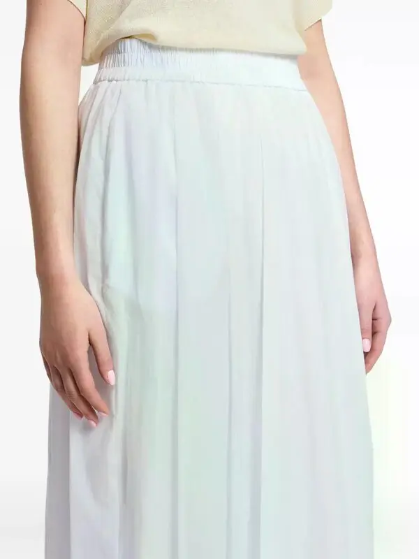 Peserico Midi Elasticated-waistband Pleated Skirt