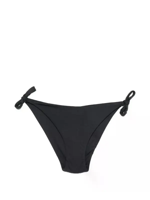 TWINSET Heart-plaque Side-tie Bikini Bottoms - Black