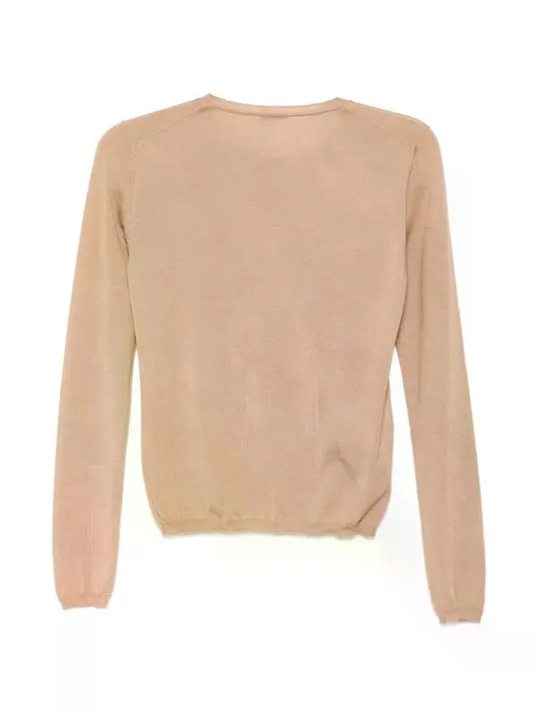 Prada Crew Neck Knitted Top