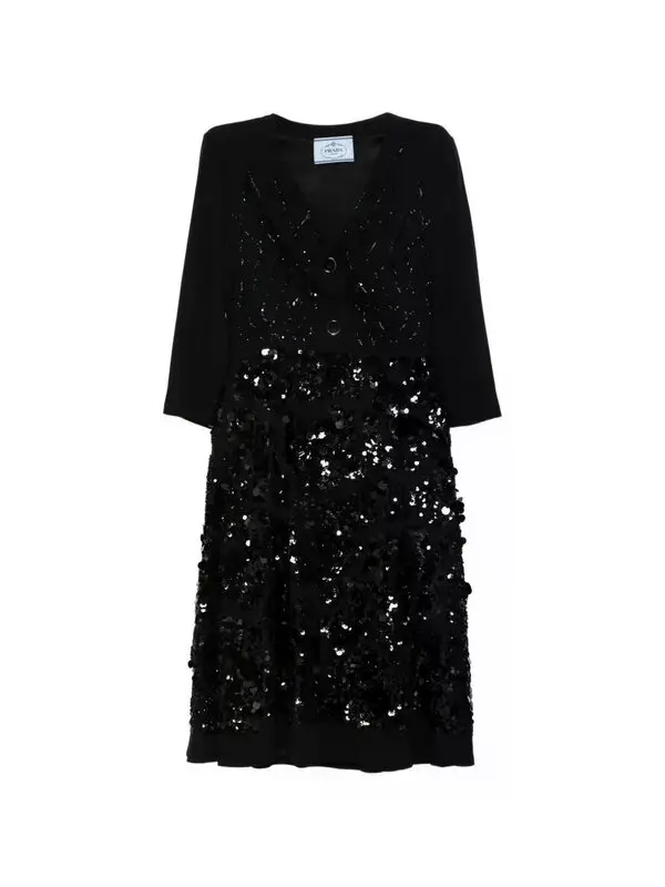 Prada V-neck Dress