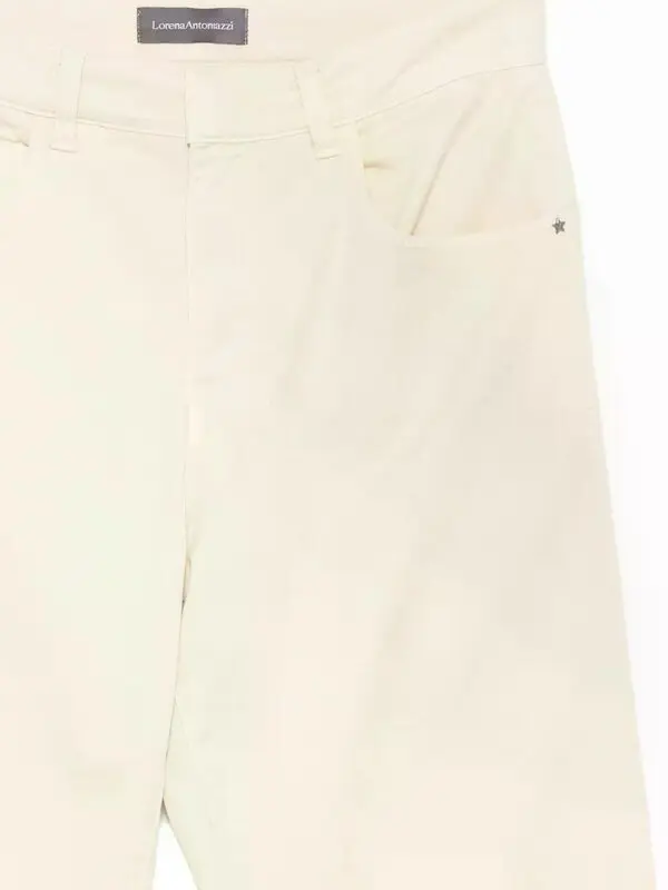 Lorena Antoniazzi Star-rivet Trousers - Neutrals