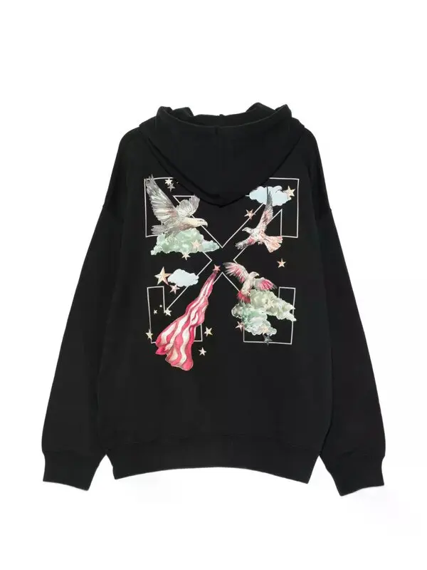 Off-White Logo Print Hoodie