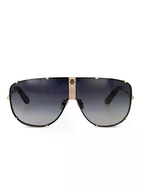 Philipp Plein Shield-frame Sunglasses - Black