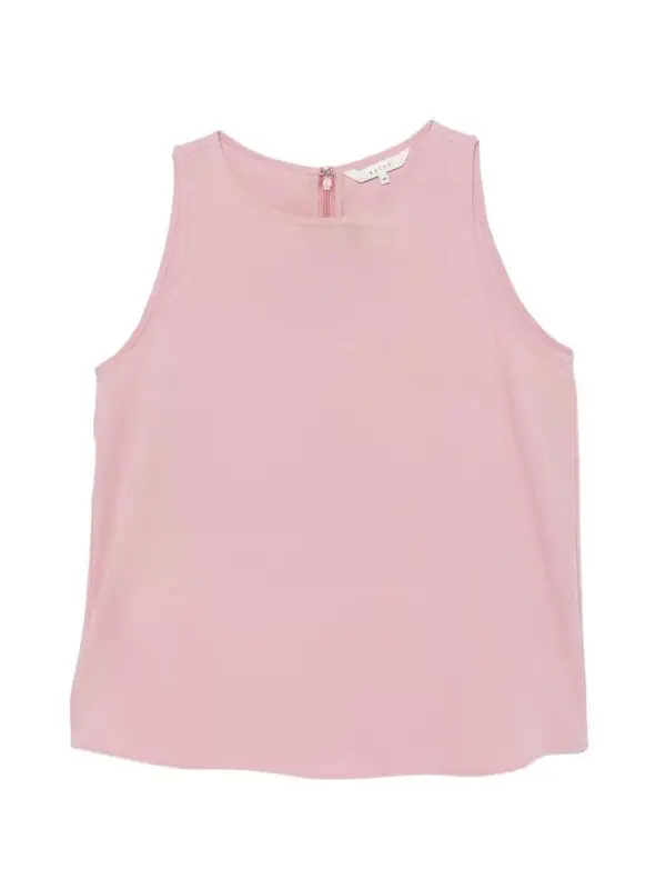 XACUS Sleeveless Top With Zip Back