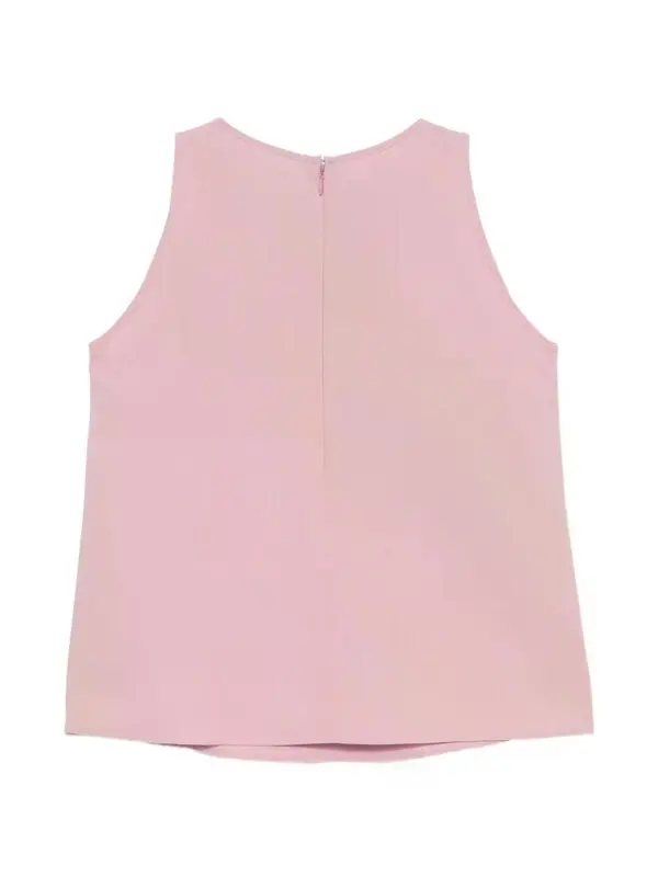 XACUS Sleeveless Top With Zip Back