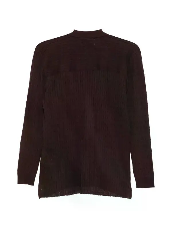 MAGLIANO Capricorn Cable-knit Button-down Shirt